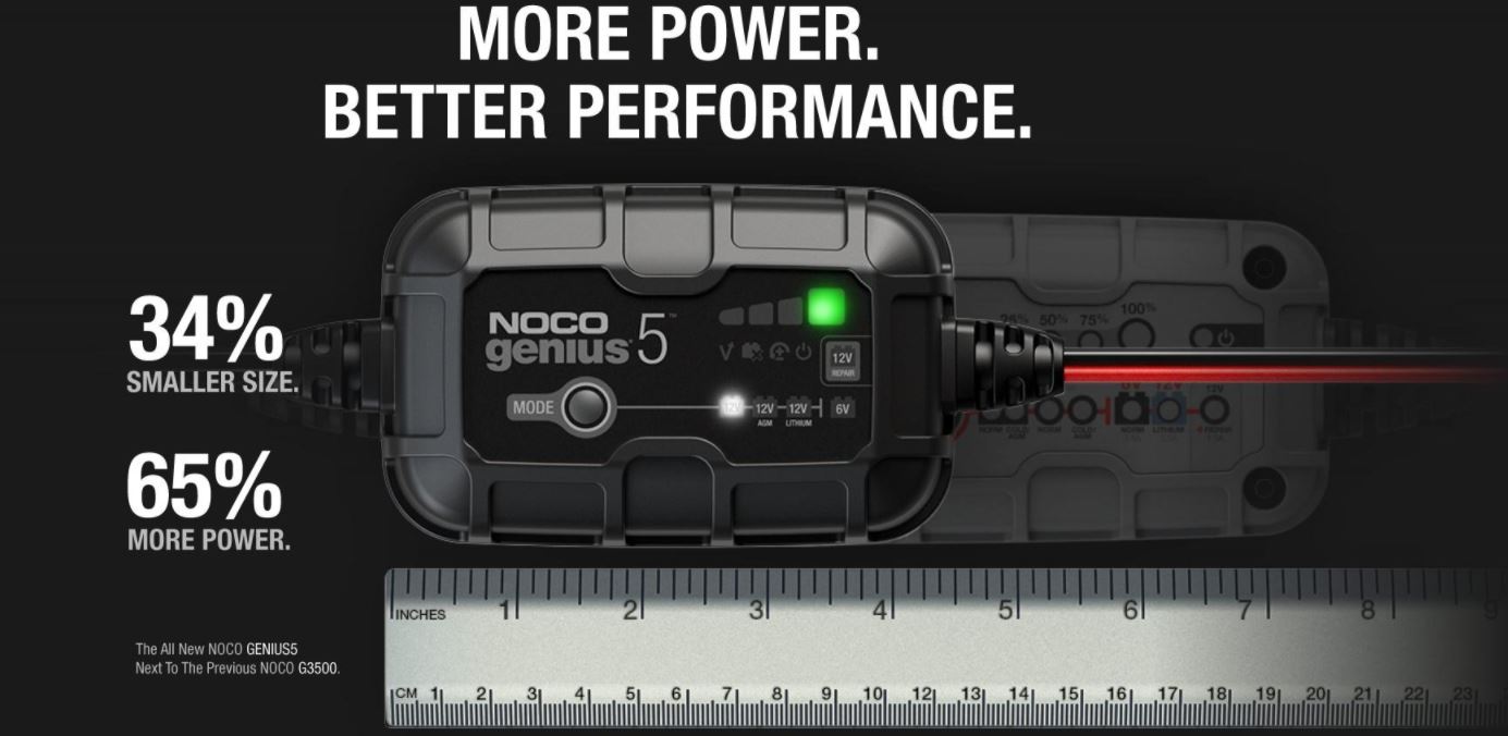 Noco Brand Genius5 5A Battery Charger – BTW Electronic Parts